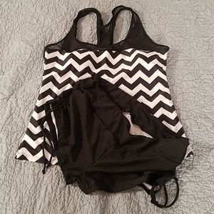 Swim | Nwot Chevron Tankini | Poshmark